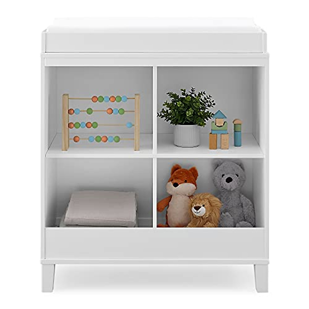 Delta Children Huck Convertible Changing Table, Bianca White