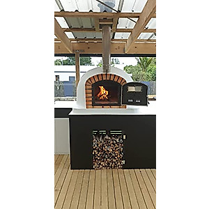 Authentic Pizza Ovens Lisboa Premium, Wood Fire Outdoor Oven