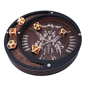 C4Labs - 7.25" Padded Eclipse Dice Tray - Gun Slinger Gunslinger