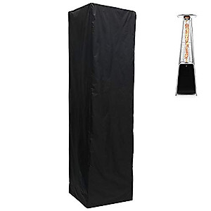 NewSoul Patio Heater Cover, Waterproof Heavy Duty Oxford Fabrics Garden Outdoor Pyramid Heater Furniture Protector Cover, 87x21x24inch