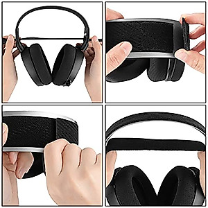 Ear Pads for SteelSeries Arctis 7, Arctis 9X, Arctis PRO Headphones Replacement Ear Cushions, Ear Covers, Headset Earpads (Flex Fabric/Black)