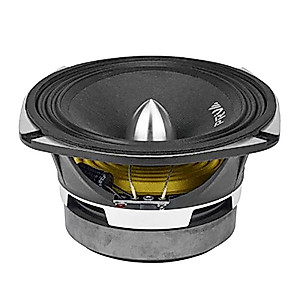 PRV AUDIO 6x9 Inch Midrange Speaker 69MR500-PhP-4 500 Watts Program Power, 4 Ohm, 1.5 in Voice Coil, 250 Watts RMS Pro Car Audio Loudspeaker (Single)