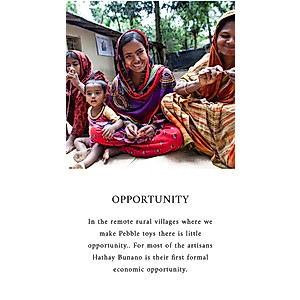 Pebble 200-028CH Fair Trade Handmade Crochet Cotton Red Chilli Rattle, 5-inch Length