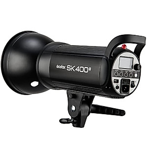 Godox SK400II Strobe Flash Light 400Ws with Standard Reflector, GN65 5600K 2.4G Bowens Mount with 150W Modeling Lamp, for Photography Studio, Portrait Shooting