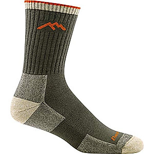 Darn Tough Coolmax Micro Crew Cushion Socks - Men's (Olive, Large)