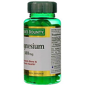 Nature's Bounty Magnesium 500 mg Tablets 100 Ea