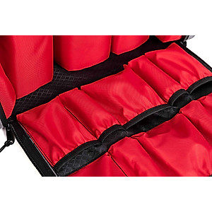 Jillmo Travel Bartender Bag, 16 inch Portable Cocktail Shaker Set Bag-Grey (Bag Only)