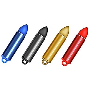 Aporia - Magnetic Charging Tips Storage Holder Bullet Shape Colorful | Compatible with Any Magnetic Charging Tips (Storage - Four Bullets)