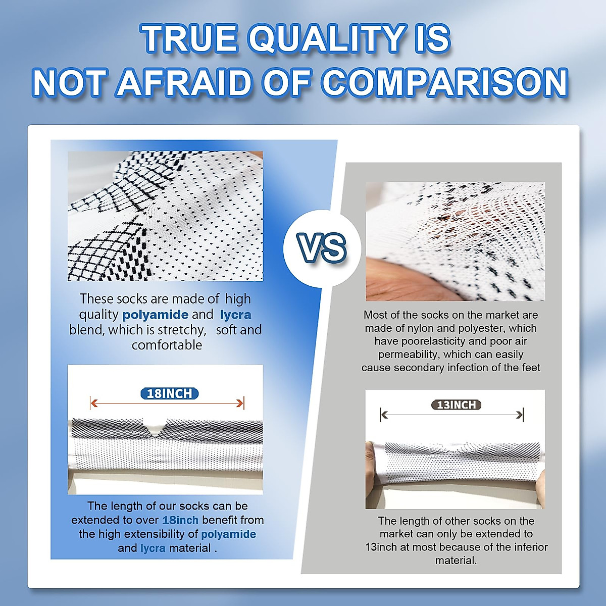 Neuropathy Socks for Women and Men, Soothe Compression Socks for Neuropathy Pain, Ankle Brace Plantar Fasciitis Socks for Relief of Foot Pain Swelling, Achilles Tendonitis (Black,L/XL)