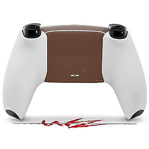 WraptorSkinz Skin Wrap compatible with Sony PS5 DualSense Controller Solids Collection Chocolate Brown (CONTROLLER NOT INCLUDED)