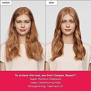 Briogeo Don't Despair, Repair! Strengthening Treatment Oil, Hair Oil Treatment for Dry, Damaged Hair, Helps Seal Split Ends, Enhances Shine, Hydrates, Nourishes, Vegan, Cruelty-Free, 1 fl oz