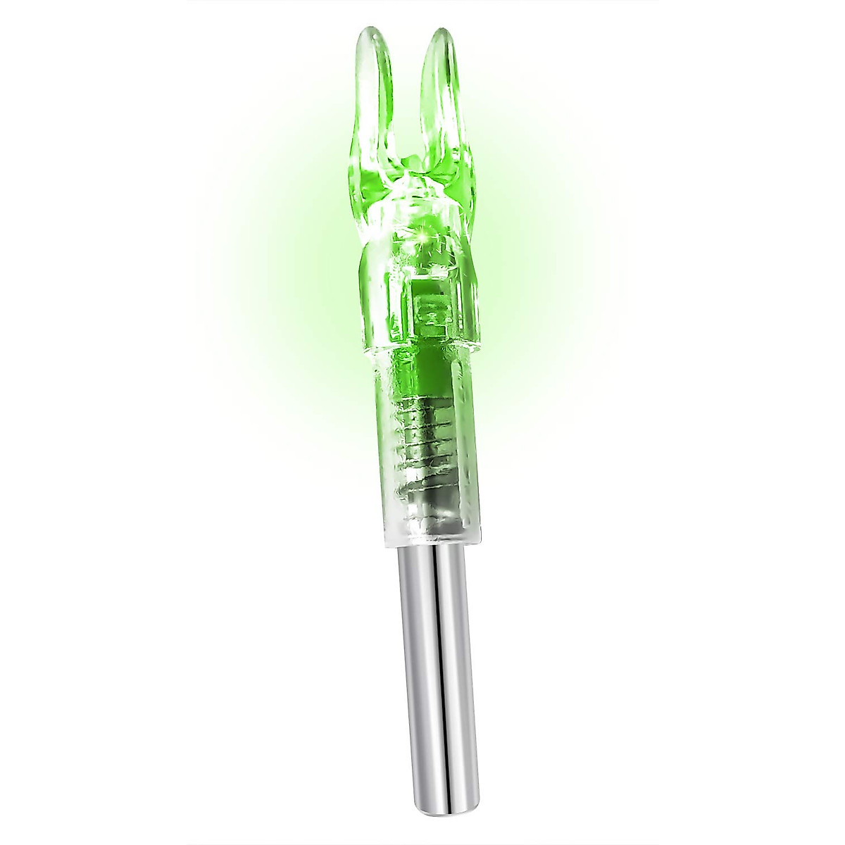 E-Arc 6PCS-New S Lighted Nocks for Arrows with .244/6.2mm Inside Diameter Led Lighted Nock Compound Bow Arrow Nock for Hunting Shooting (No Screwdriver Required)