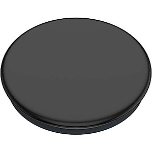 PopSockets : PopGrip Basic - Extendable Base and Grip for Smartphones and Tablets [Top Not Replaceable] - Black