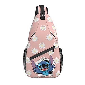 Lingtoolator r Women Men Fanny Pack for Teenager Cute Crossbody Bag Purse Backpack Anime Chest Bags Travel Hiking