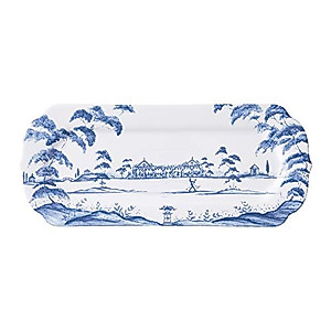 Juliska Country Estate Delft Blue Hostess Tray Garden Party