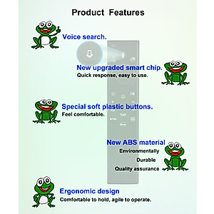 JISOWA Replacement Voice Remote Control Universal for Samsung Smart TV TM2180E TM2280E TM2281E R-NZ RMCSPR1AP1 RMCSPR1BP1 RMCSPN1AP1 RMCSPK1AP1 Ultra HD Neo QLED OLED Frame Crystal UHD Series