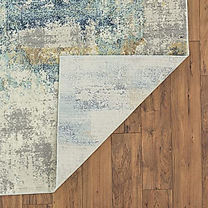 LUXE WEAVERS Kingsbury Abstract Gray Modern 5x7 Area Rug