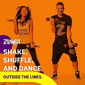 Zumba Toning Sticks, Hand Weights for Women, Dumbbell Weight Set, 1 Pound