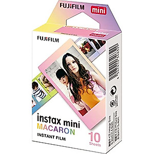 Fujifilm Instax Mini Macaron Instant Film Bundle (10 Exposures, 3-Pack) (3 Items)