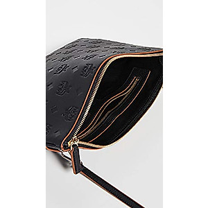MCM Women's Leather Pouch, Black, One Size