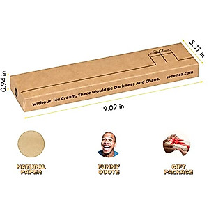 Weenca Gifts For Dad, Fathers Day Gift Engraved Spoon Dad's Ice Cream Shovel, Gifts for Men Who Have Everything, Emotional Dad Gifts, Dad Birthday Gift, Made in Italy Stainless Steel Ice Cream Spoon