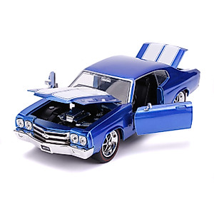 Jada Toys Big Time Muscle 1970 Chevy Chevelle SS Blue 1: 24 Diecast Vehicle