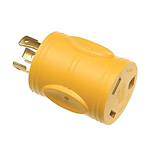 Arcon 14398 Generator Round Power Adapter, 30-Amp,Black