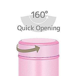 Thermos JOG-250 LP Water Bottle, Vacuum Insulated Travel Mug, 8.5 fl oz (250 ml), Light Pink