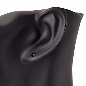 Juvale Jewelry Display for Selling Necklaces, Pendants, Earrings, and Chains, Necklace Bust Mannequin for Boutique, Retail, Small Business, Trade Show (Black, 7.5x11x2 in)