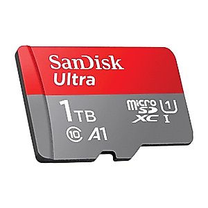 SanDisk 1 Terabyte Ultra Class 10 Memory Card 1TB Memory Card for OLED Nintendo Switch Gaming Console (SDSQUA4-1T00-GN6MN) UHS-I Bundle with (1) Everything But Stromboli SD & MicroSDXC Card Reader