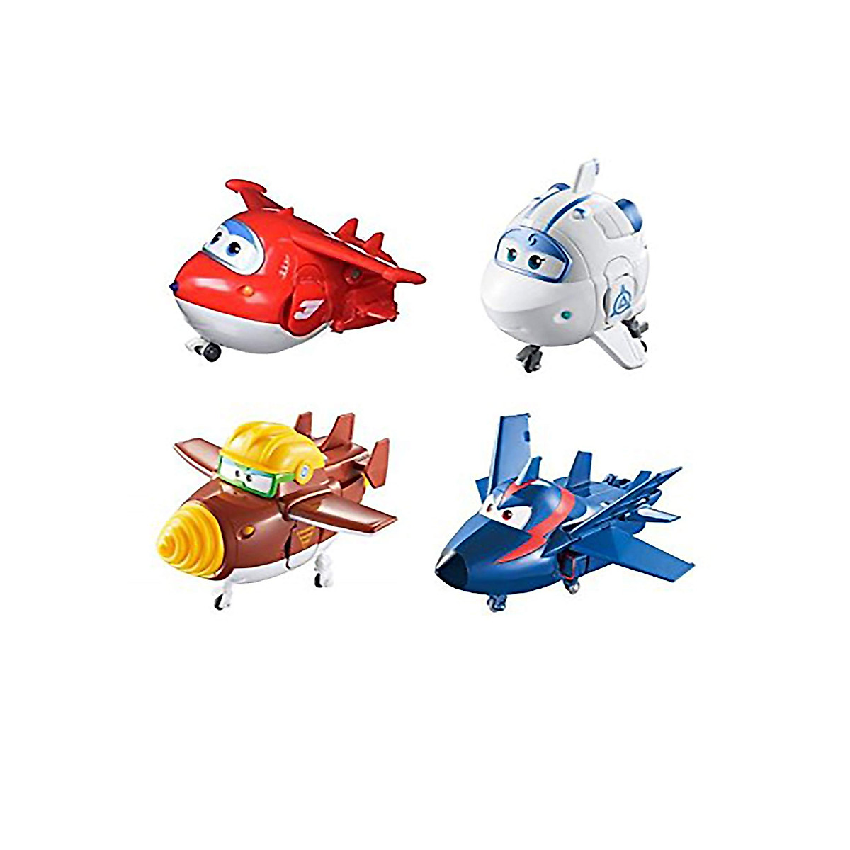 Super Wings US730204 Transforming Toy Figures, Jett Todd Astra & Agent Chase, Scale, 5"