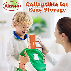 Aizweb CVC Word Builder,Phonics Games Flash Cards for Preschool Kindergarten Classroom,Montessori Special Education Reading Manipulative Spelling Toy for Learning Activity Teacher School Supplies