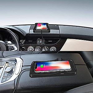 Wireless Charging Pad for Car 15W 10W 7.5W Qi Fast Wireless Car Charger Pad Car Phone Holder Wireless Charger Mount for iPhone 14 13 12 Pro Max 11 8 Plus X XR Xs Samsung S21 S20 S10 S9 Note 9 LG