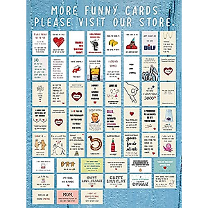 Scratch Birthday Card, Funny Naughty Birthday Card for Boyfriend Husband Fiance Wife Girlfriend