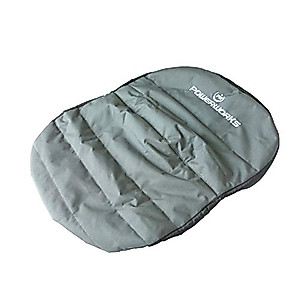 POWERWORKS Weatherproof Deluxe Riding Lawn Mower Seat Cover, Medium, Black