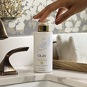 Olay Cleansing & Nourishing Hand Wash with Vitamin B3 + Hyaluronic Acid, 10.1 Fl Oz (Pack of 4)