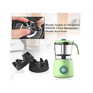 3 Packs SIGRIPEA Blender Coupler for KitchenAid 9704230 Blender Coupling Replacment Parts with 1 Wrench Compatible with KitchenAid WP9704230VP WP9704230