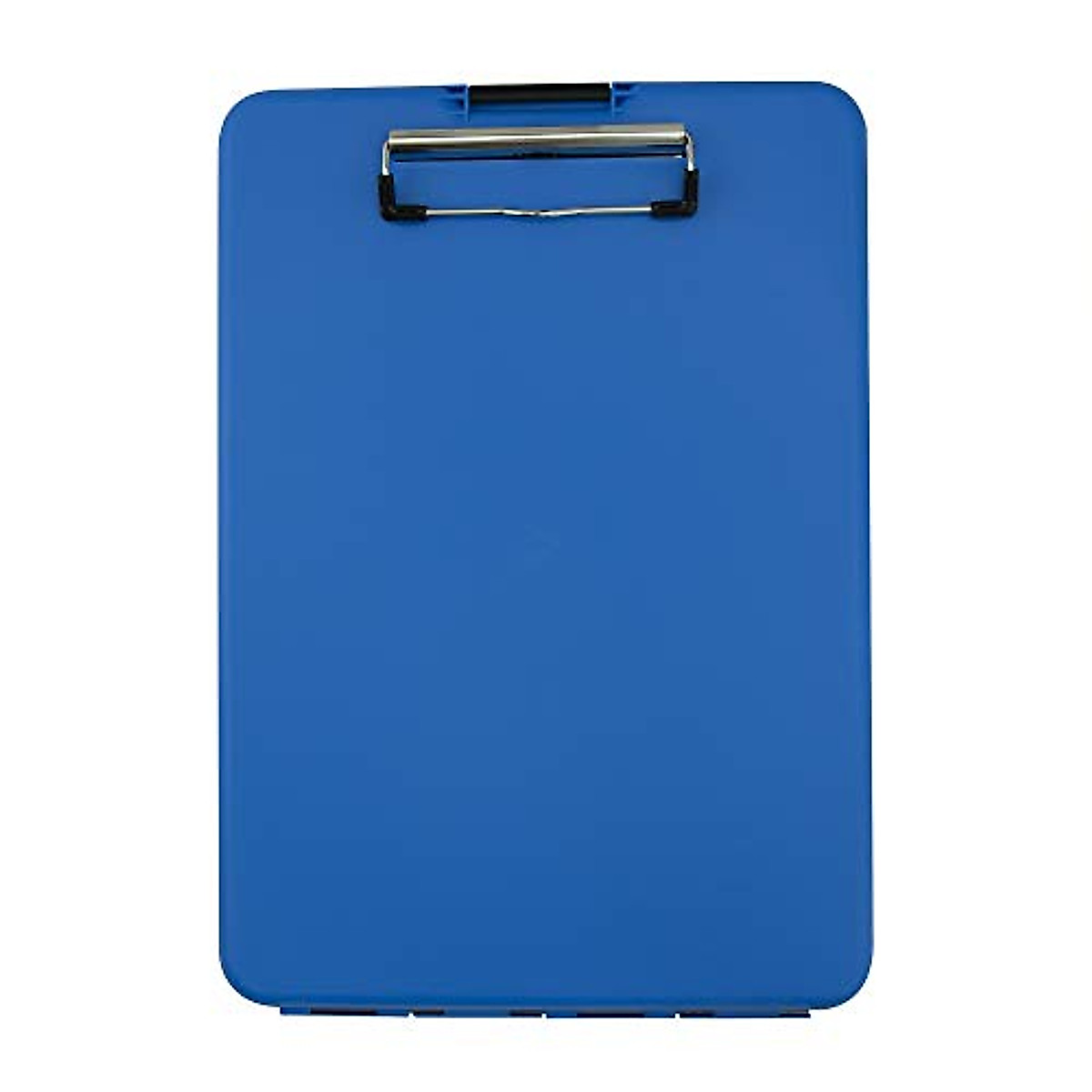 Saunders Blue SlimMate Plastic Storage Clipboard – Light Weight, Polypropylene Clipboard for Students, Teachers, Parents, Sales, Utility, Industrial, Office Professionals. Stationery Items Letter