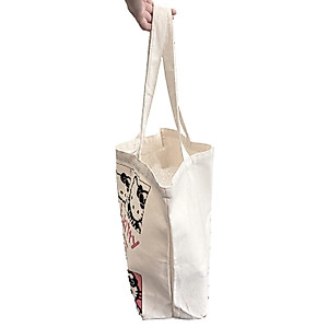 Friend Sanrio Hello Kitty Cute Tote Bag, Shopping Bag, Gym Bag, Kitchen Reusable Grocery Bag, Japan Quality and Japan Technology surpervised by EITAI Japan, 15 in(H) x 11.8 in(L) x 5.5 in(W)