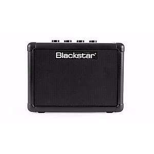 Blackstar Fly 3 Stereo Pack Bundle with Extension Cabinet, Power Supply, and Black Woven Right Angle Instrument Cable (10-Feet) (2 Items)