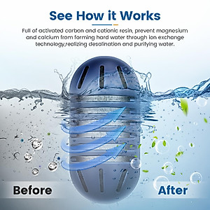 Demineralization Cartridge for HoMedics Ultrasonic Humidifiers: 16-Pack Demineralization Cartridges Filter Replacement, Filters Mineral Deposits, Prevents Hard Water Build-Up, Purifies Water