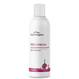 Aspiiro Natural Organic Red Onion Shampoo For Hair Fall Rescue & Hair Growth 6.7 Ounce | SLS & Paraben Free - 6.7 FL Oz / 200ml