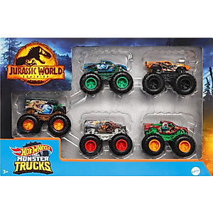 Hot Wheels Jurassic World Dominion Monster Trucks 5 Pack