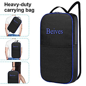 Beives Pickleball Paddles Graphite Pickleball Set Honeycomb Pickleball Rackets Equipment with 2 Pickleball Racquets, 4 Balls and a Portable Carry Bag