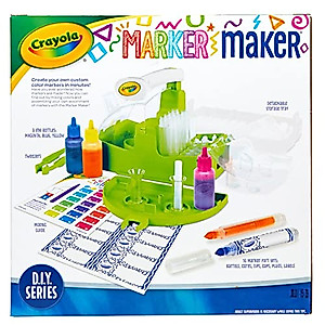 Crayola Marker Maker, DIY Kids Crafts, Create 16 Markers for Kids, Arts & Crafts Kit, Gift for Girls & Boys, Ages 7+