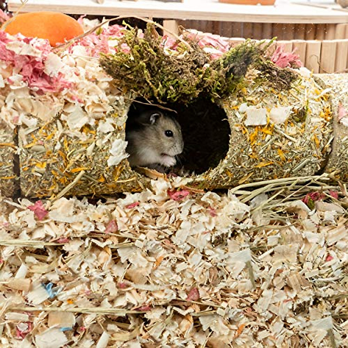 Niteangel Creative & Composable Hamster Tunnel - DIY & Build Unique Tube Burrow as Hideout for Small Sized Animals Like Hamsters Mouse Gerbils Mice (Tunnel)