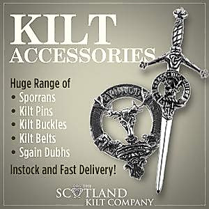 The Scotland Kilt Company Border Tweeds Knee Travel Rug Blanket Wool Tartan - Camel Thomson