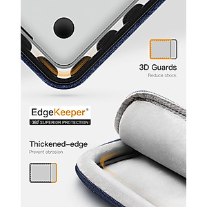 Inateck 360° Protection Laptop Bag with Accessory Bag, Compatible with 13-inch MacBook Air/Pro M3 M2 M1 2016-2024, Blue