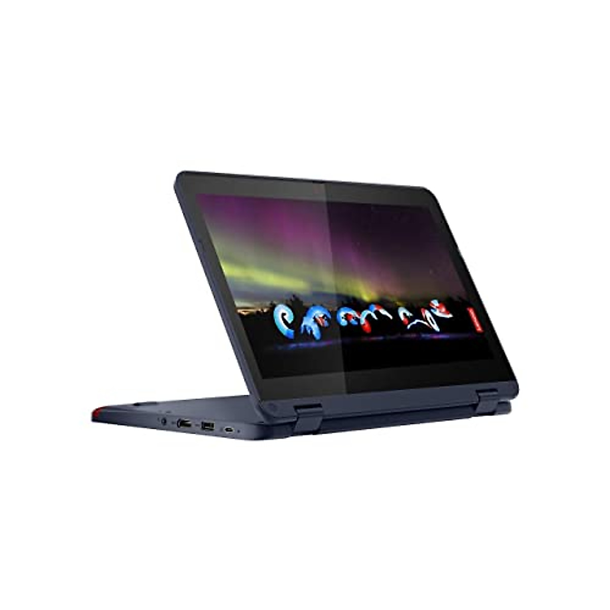 Lenovo 500w Gen 3 11.6" Touchscreen Convertible 2 in 1 Notebook, Intel Celeron N5100 Quad-core, 4GB RAM 64GB Flash Memory, Windows 10 Pro, 82J30001US, microSD Reader, Abyss Blue + ZipnologyCloth- New