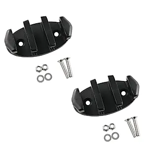 JCBIZ 2 Sets 87mm Nylon Zig Zag Cleat Kit for Kayak with Screws and Nuts